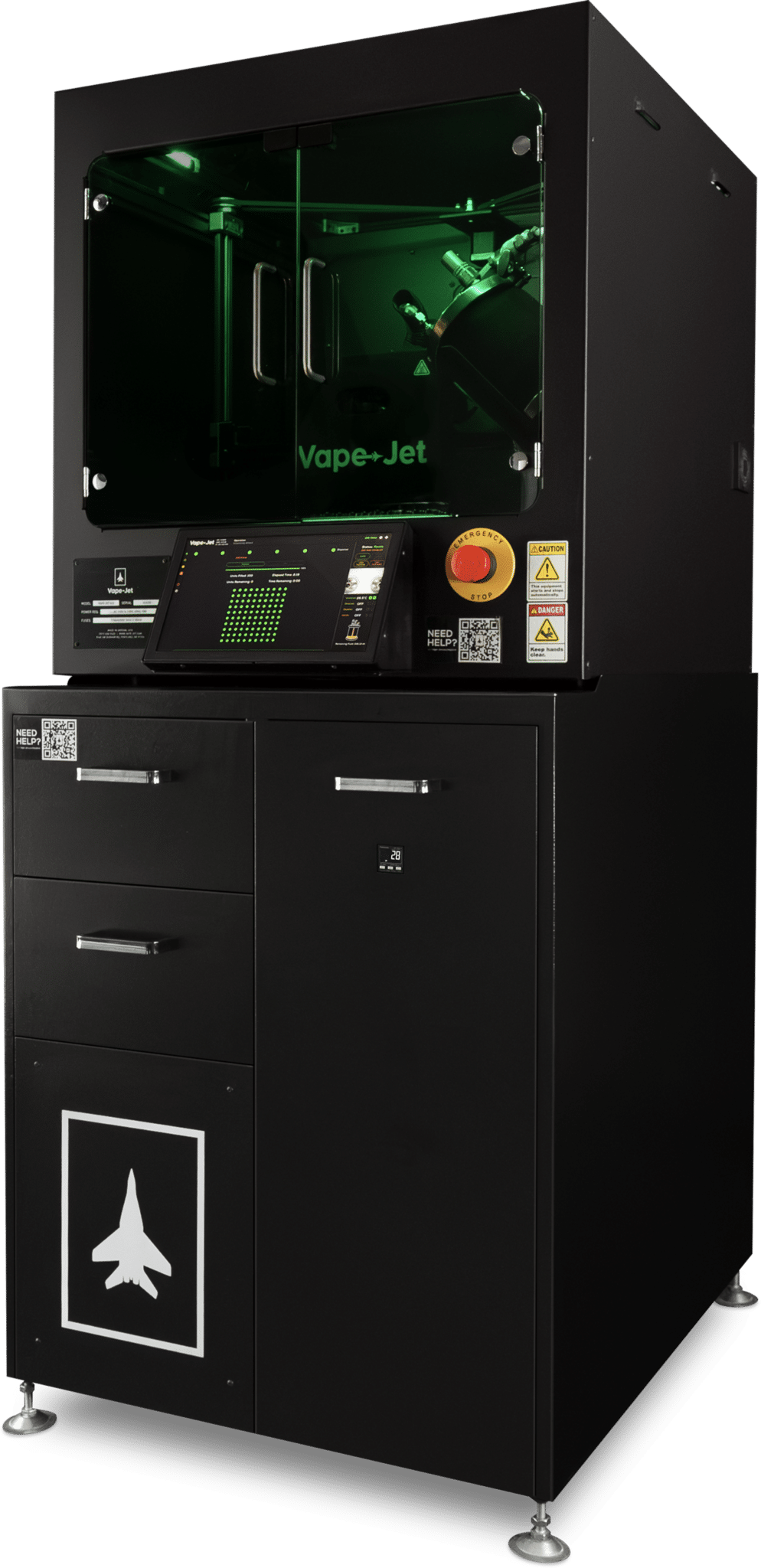 Vape-Jet | Fully-Automatic Cannabis Cartridge Filling Machine