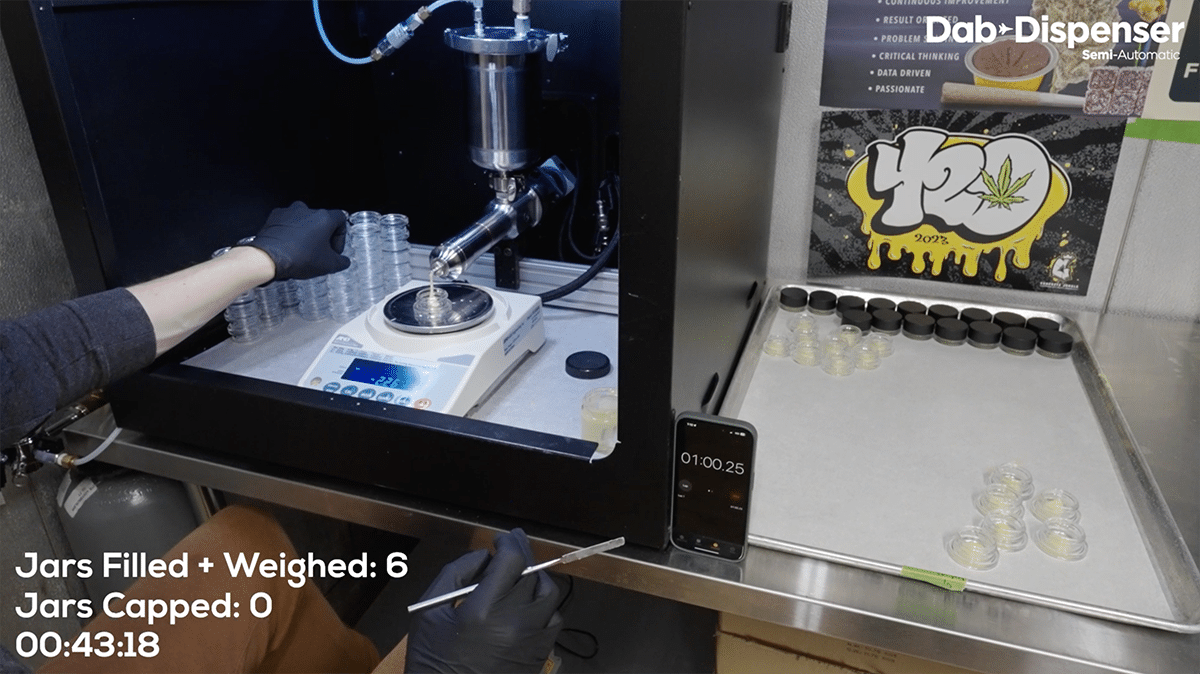 Dab Dispenser | Semi-Automatic Cannabis Extract Filling Machine