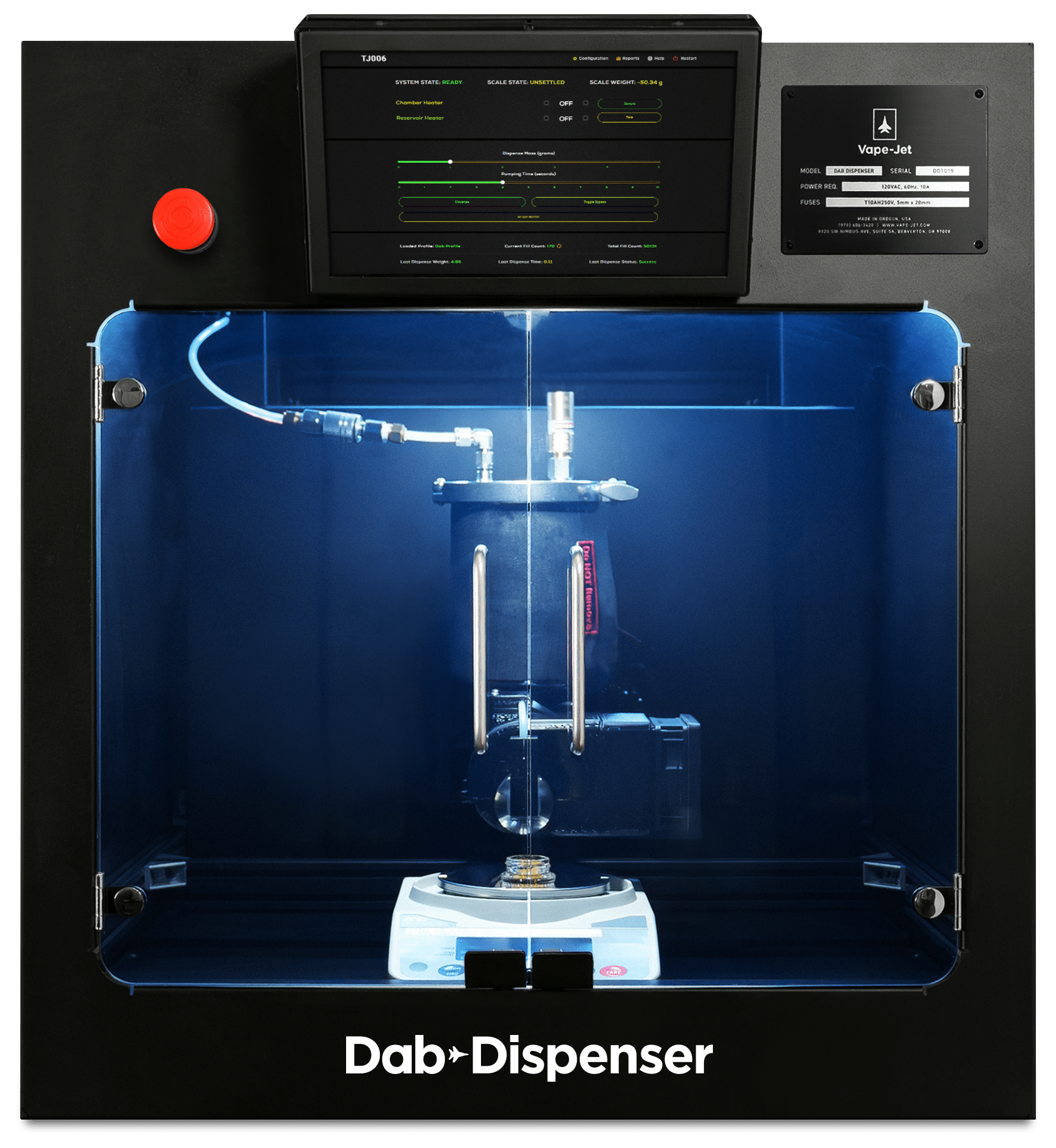 Vape-Jet | Fully-Automatic Cannabis Cartridge Filling Machine